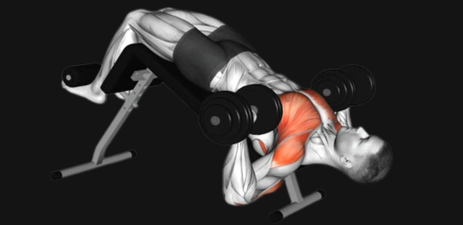dumbbell decline press