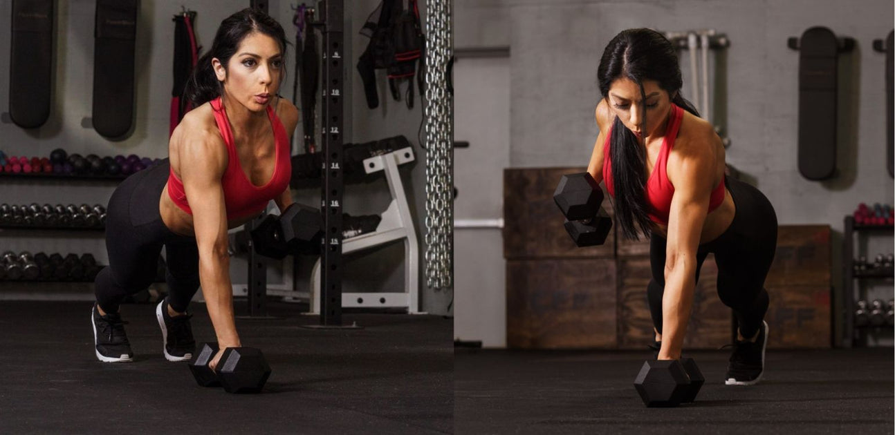 inverted row exercise dumbbell