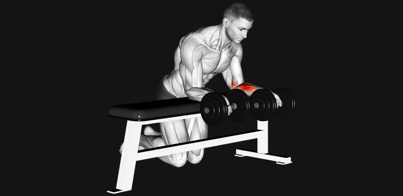 reverse wrist curls with dumbbells