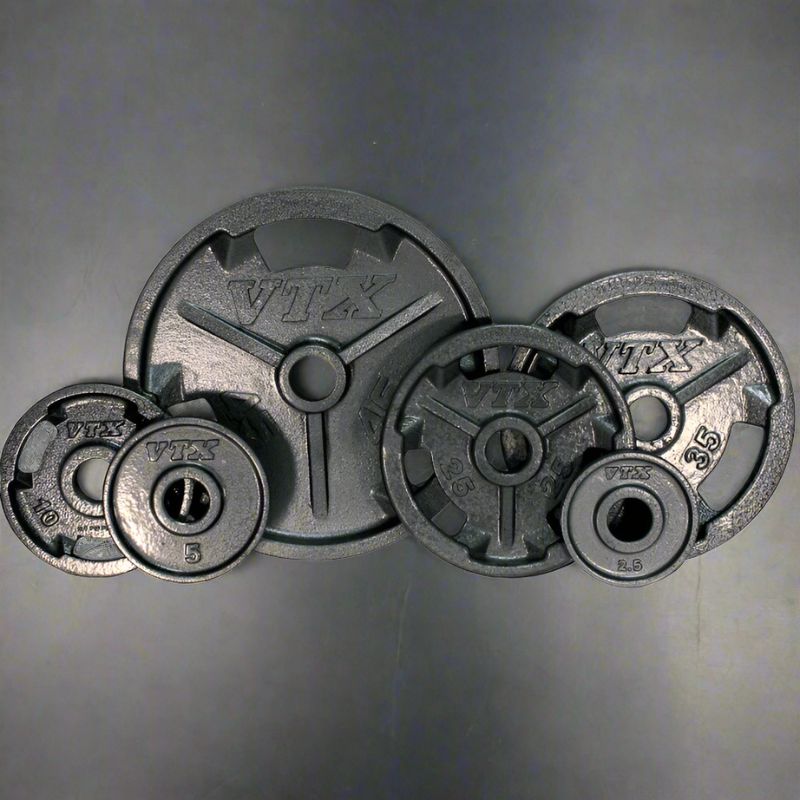 VTX GO-V 3 Slot Olympic Grip Plate | High-Grade, Easy Grip — Dumbbells ...