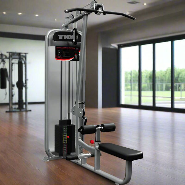 seated pull down row