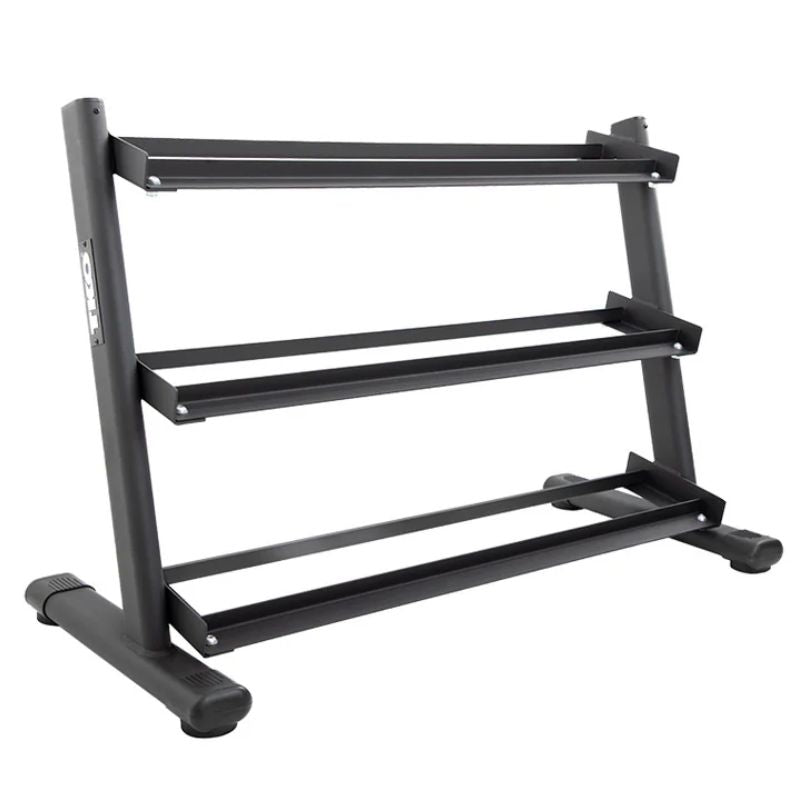 TKO Strength 3-Tier Rail Dumbbell Rack for Hex Dumbbells - 6230-B ...