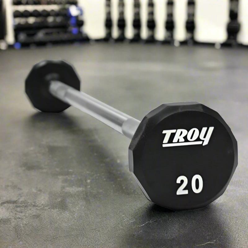 Troy TSB-020-110UL Fixed Barbell Set with Custom Logo – Add Your ...