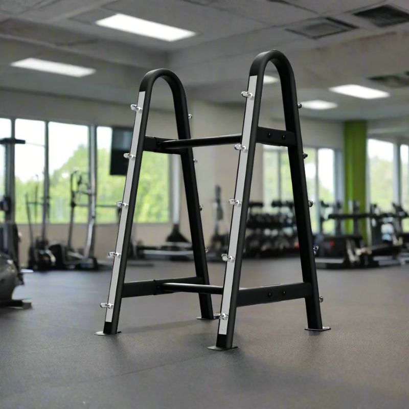 Troy BB-10 Double Sided Horizontal Fixed Barbell Rack – Up to 10 Bars ...
